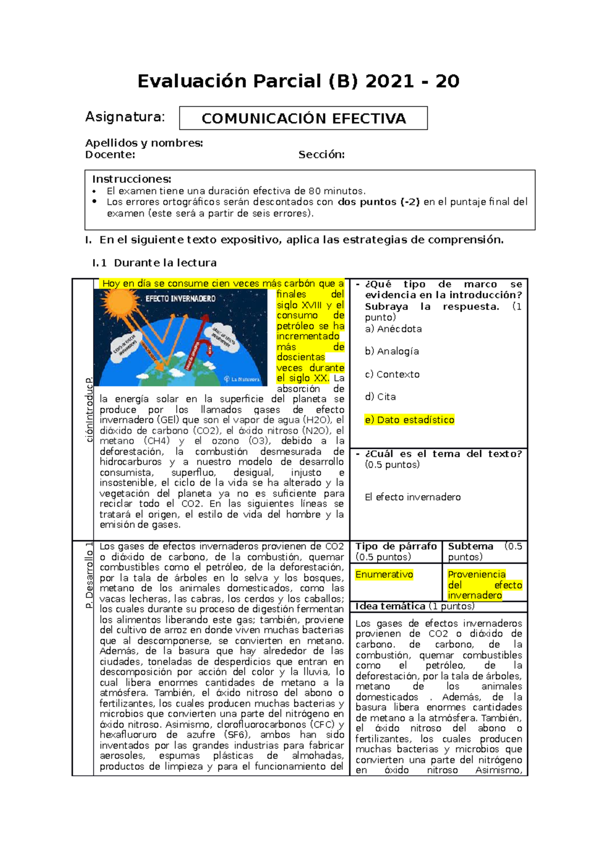 Evaluación Parcial- Equipo 3 - Evaluación Parcial (B) 2021 - 20 Asignatura: Apellidos y nombres ...