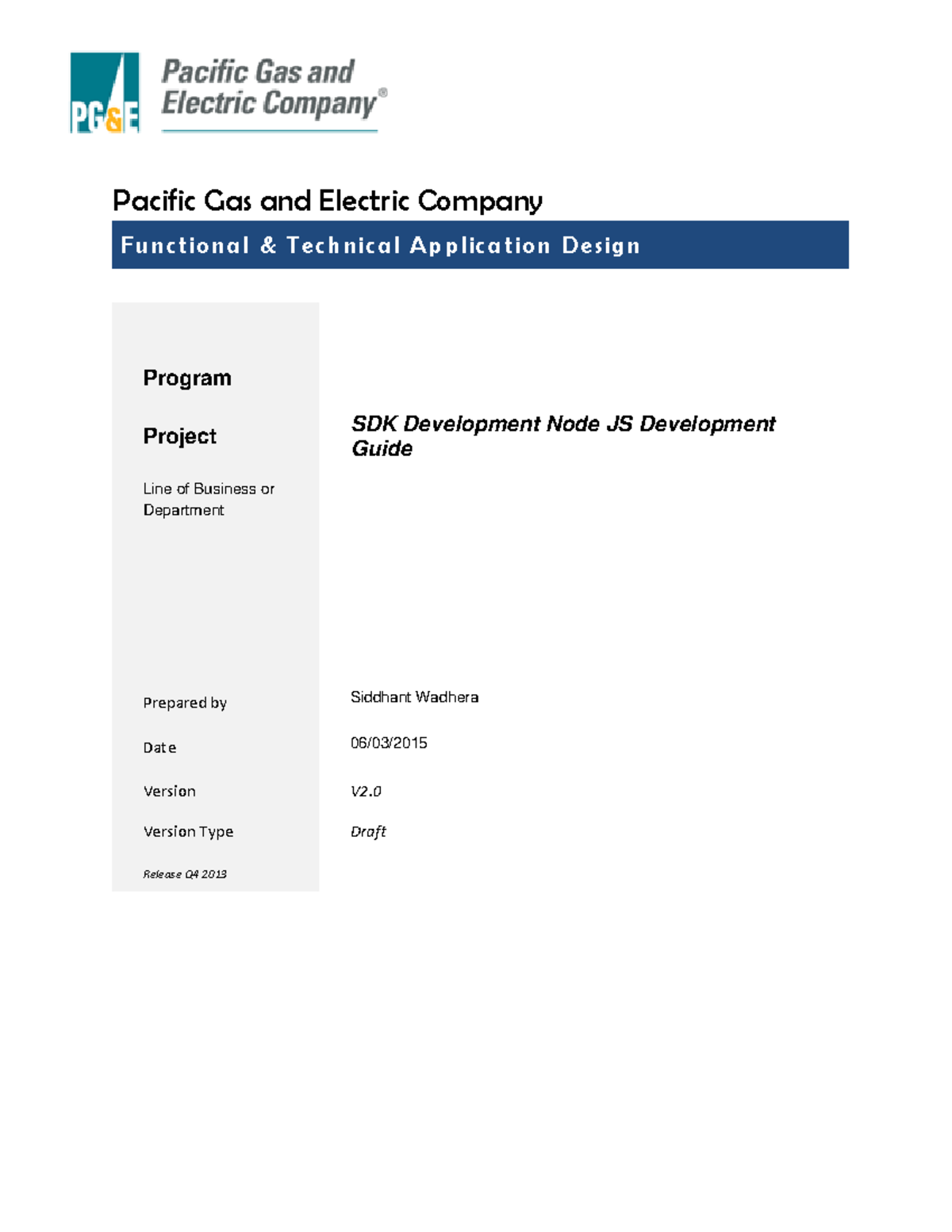 Javascript SDK development guide - Pacific Gas and Electric Company ...