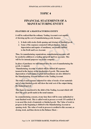 Chapter I-FM 4 IT - These are notes for financial management notes ...