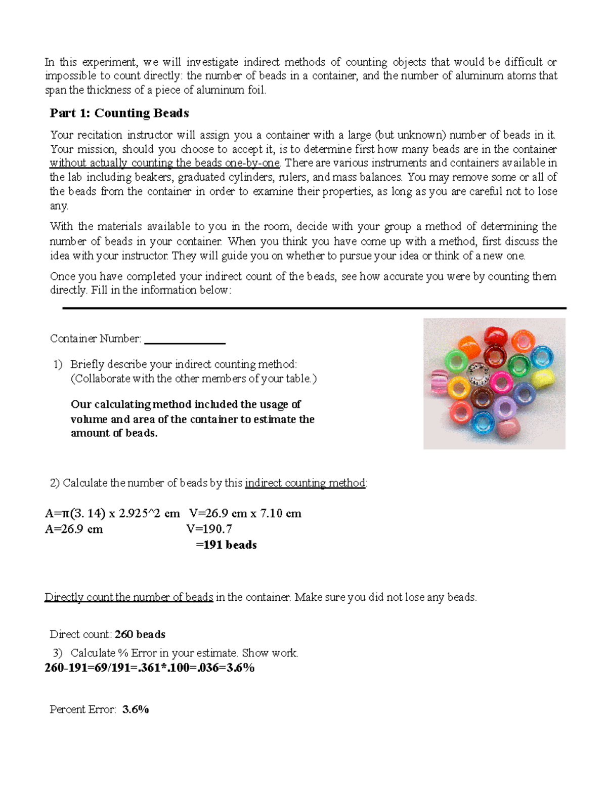 Recitation 8.5 Indirect Counting - In this experiment, we will ...
