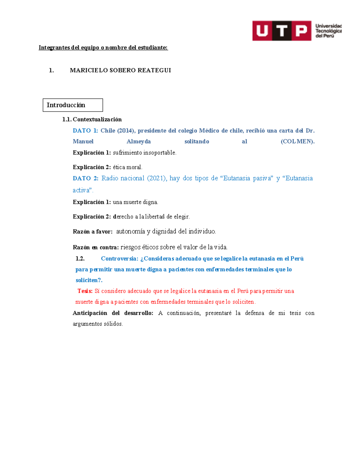 Redaccion semana 11 - TC11 - Integrantes del equipo o nombre del ...