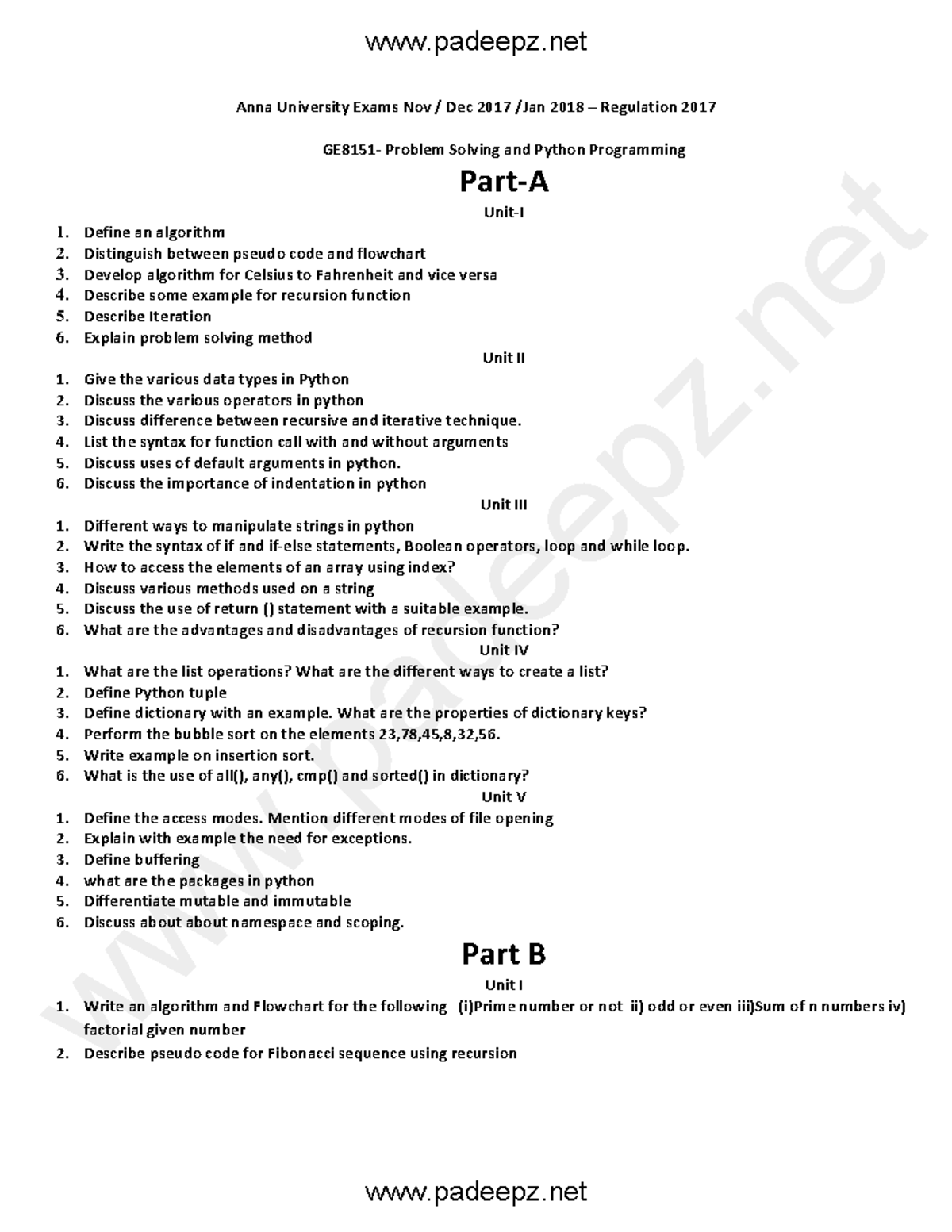 GE8151 iq - Anna University Exams Nov / Dec 2017 /Jan 2018 – Regulation ...