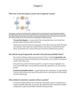 Chapter 1 notes - How does scarcity influence decision making ...