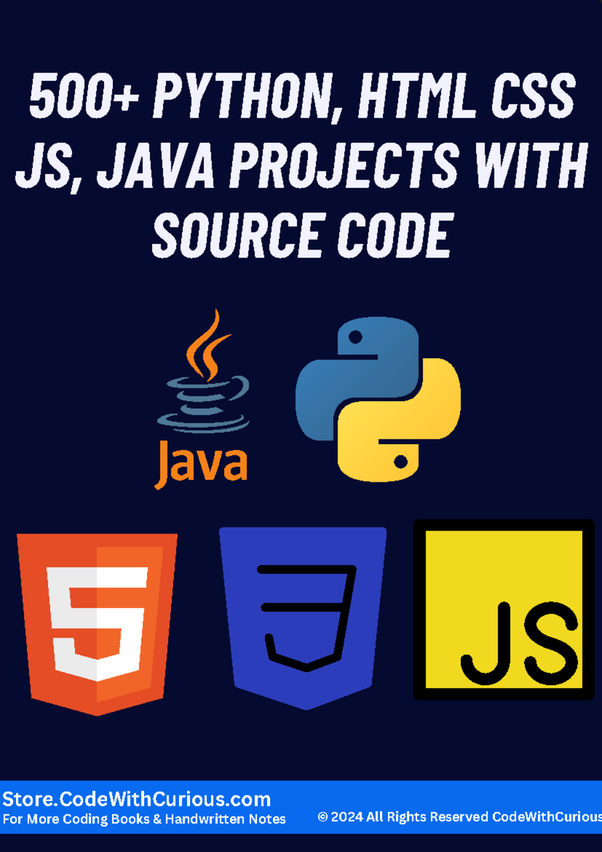 500+ Coding Projects with source code - Store.CodeWithCurious For More Coding Books & - Studocu