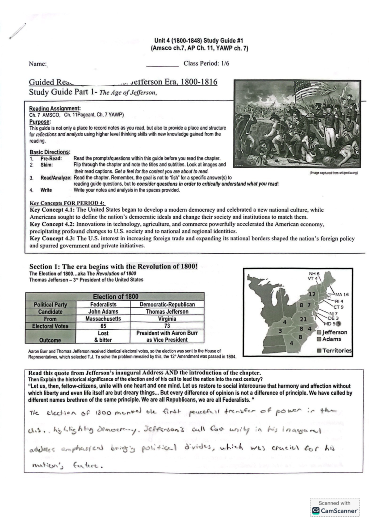 Amsco Chapter 7 Study Guide - Unit 4 Study Guide (Amsco ch, AP Ch. 11 ...