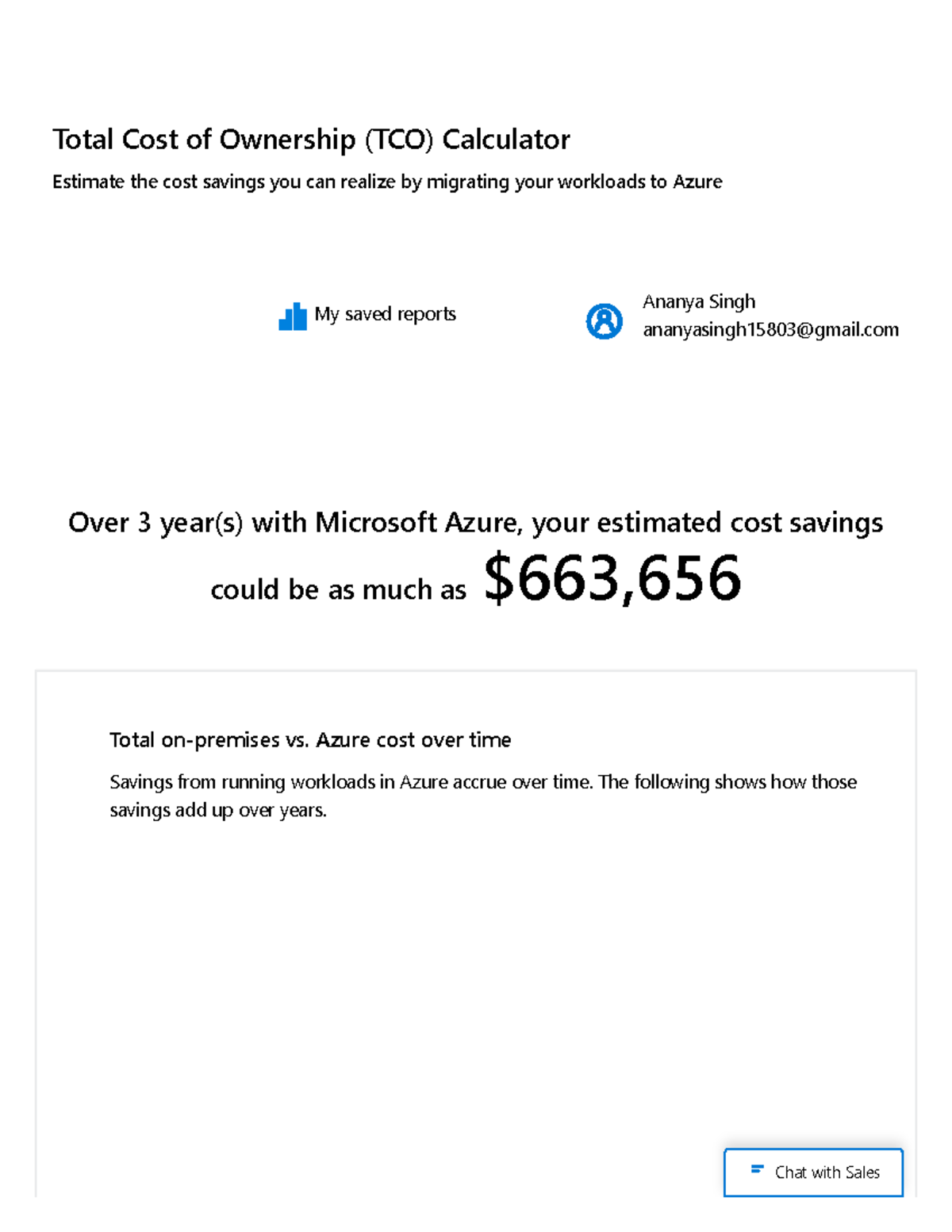 Total Cost of Ownership (TCO) Calculator Microsoft Azure - Total Cost ...