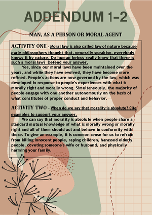 Addendum-1-2 - ........... - Addendum Number 2 for Module 1 MAN AS A ...