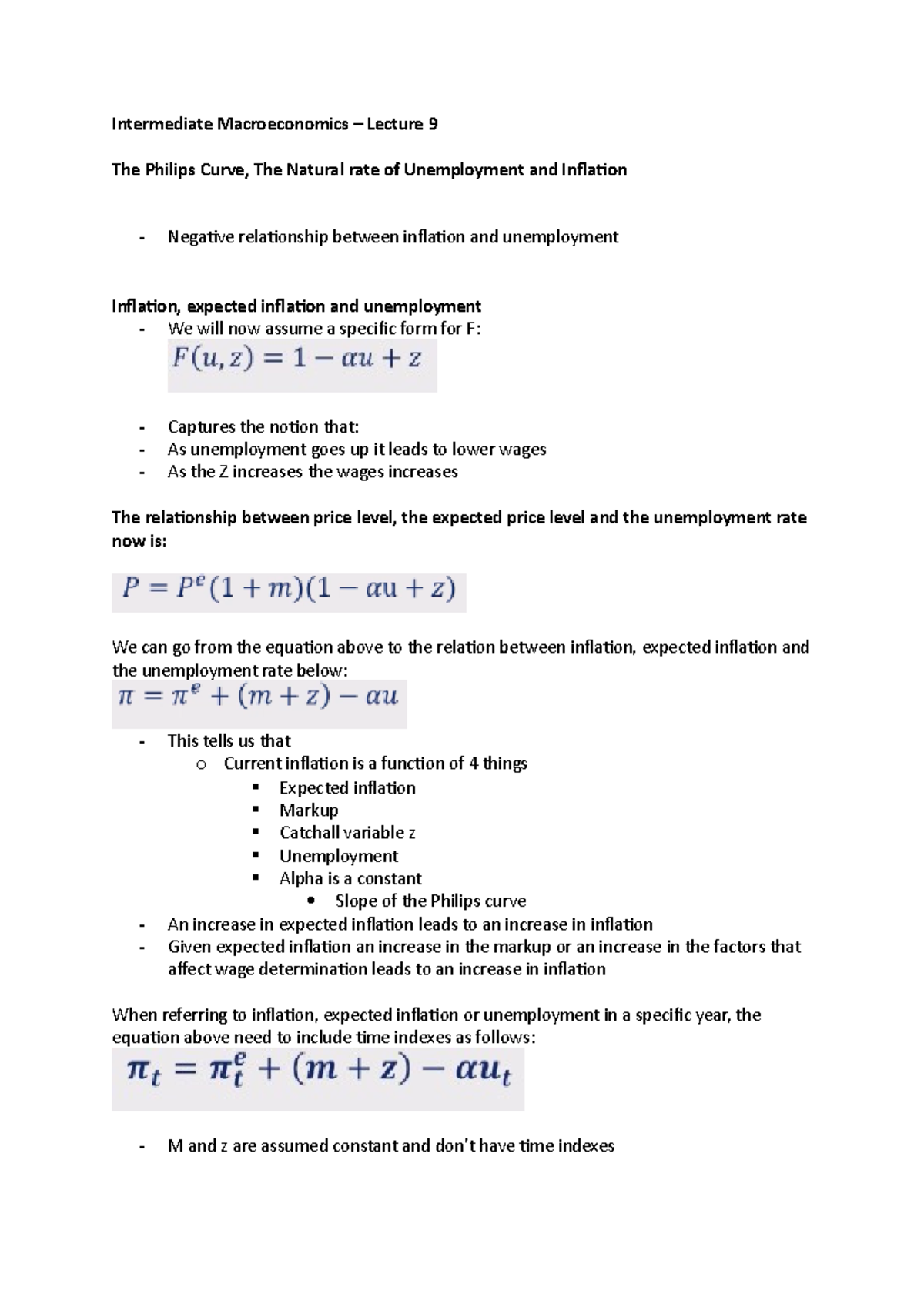 Intermediate Macroeconomics - Studocu