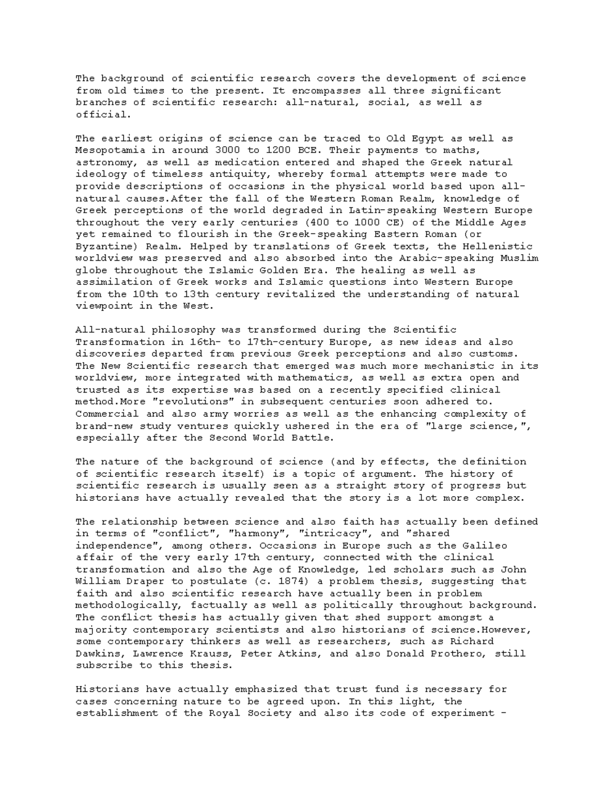 AE- 933 - Summary notes - The background of scientific research covers ...