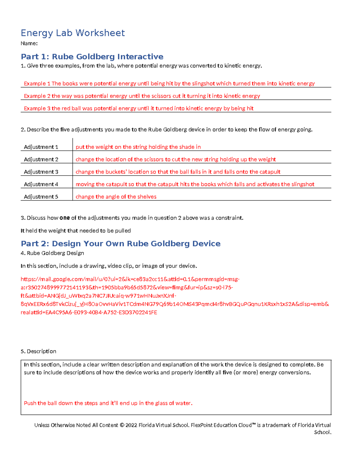 02 01 energy worksheet - ghcghjbb - Energy Lab Worksheet Name: Part 1 ...