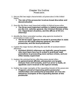 Chapter 9 Outline - Chapter Nine Outline Defendants, Victims, and ...