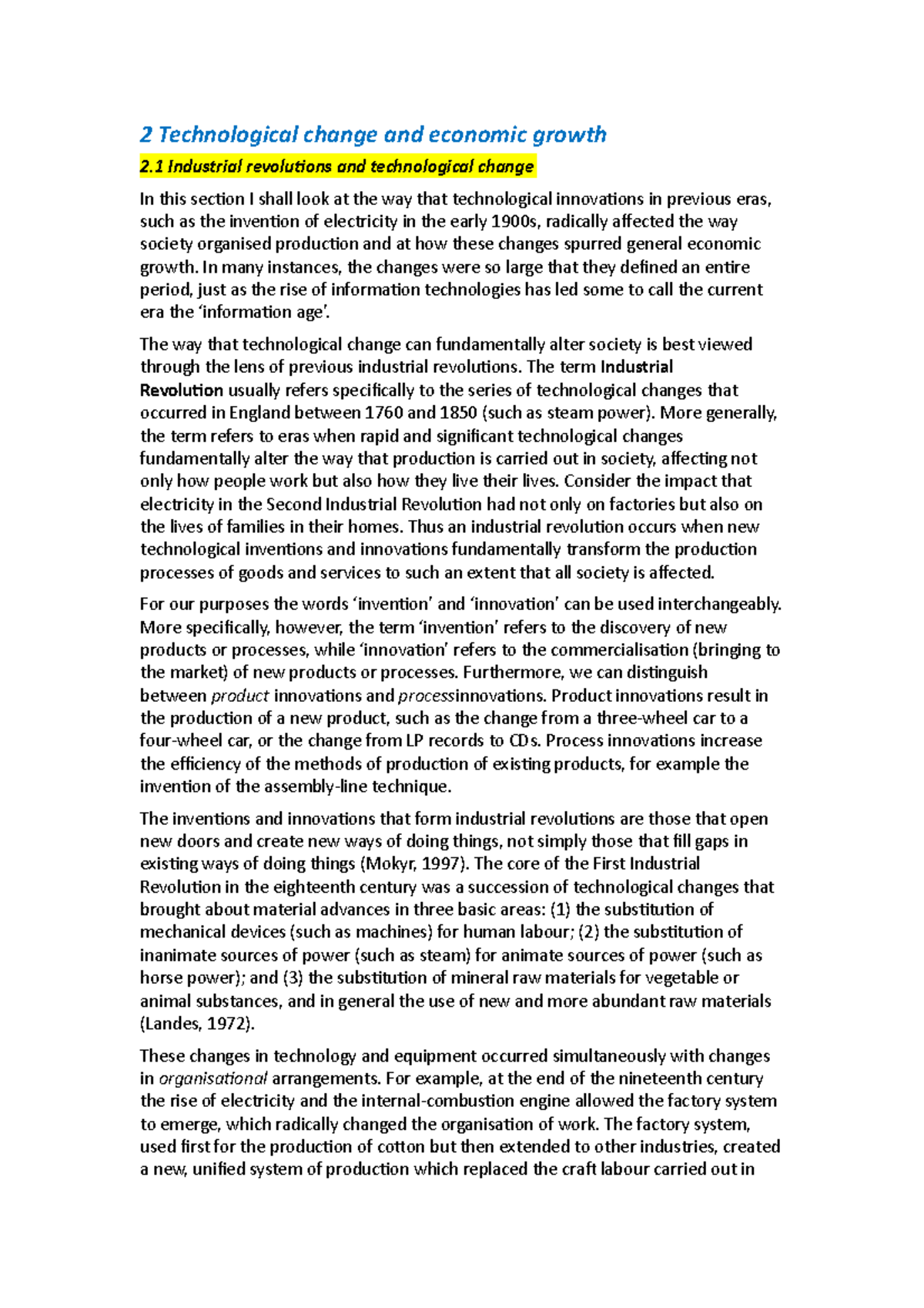 Living-IN-THE-IT-ERA II - 2 Technological change and economic growth 2 ...