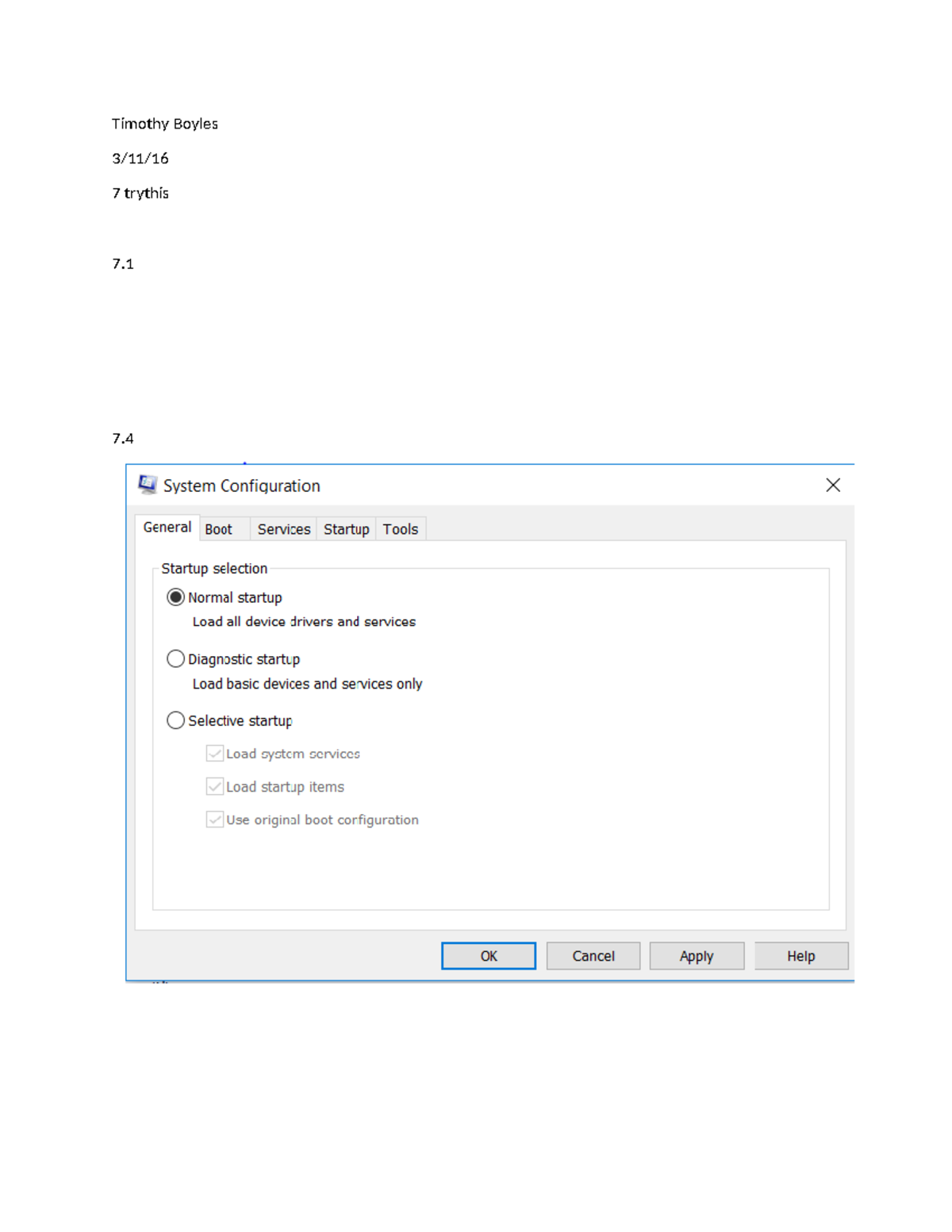 Document 1 - CPT-101 - Timothy Boyles 3/11/ 7 trythis 7. 7. - Studocu