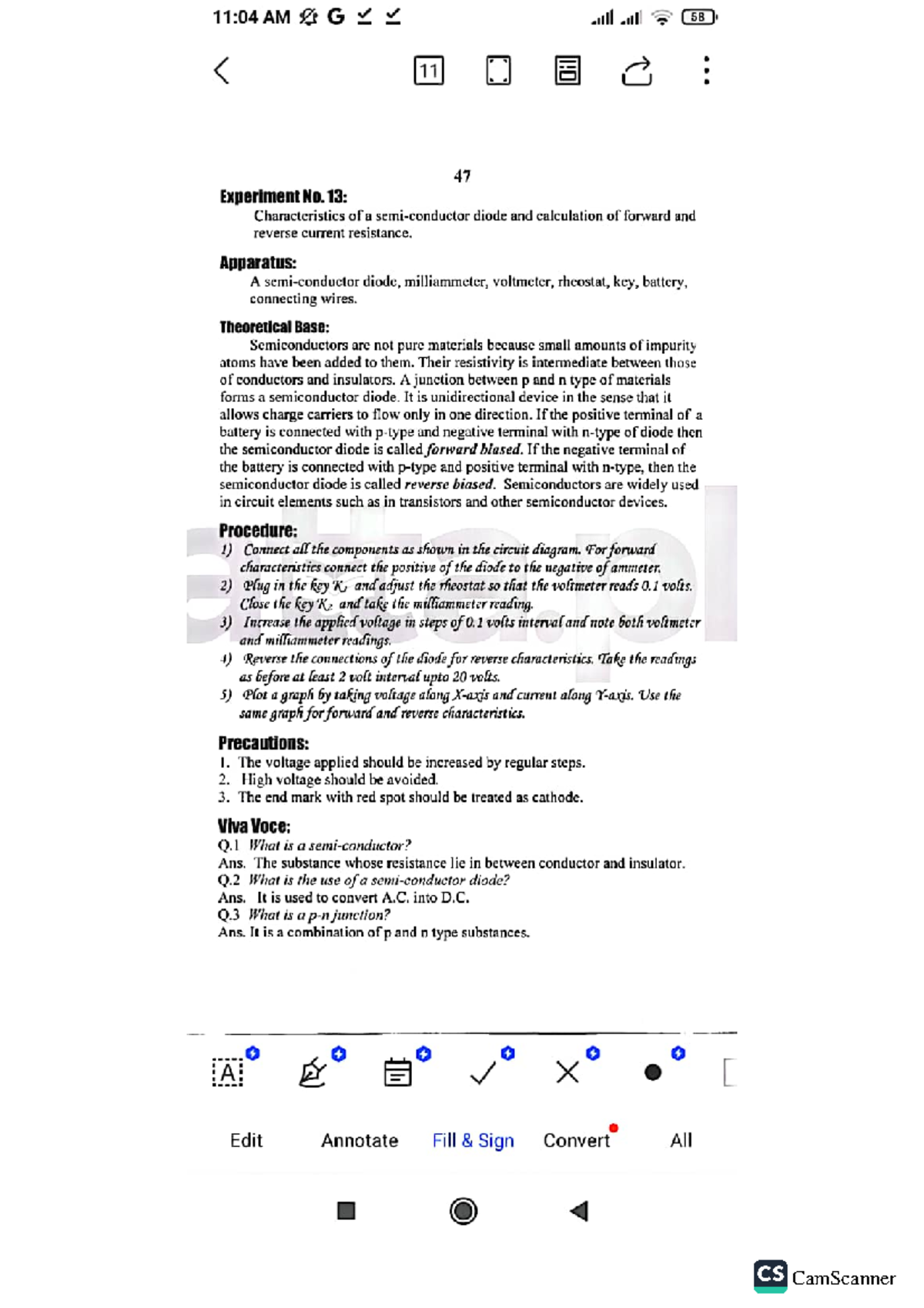 Basic Electronics gcuf practical - Computer scienec - Studocu