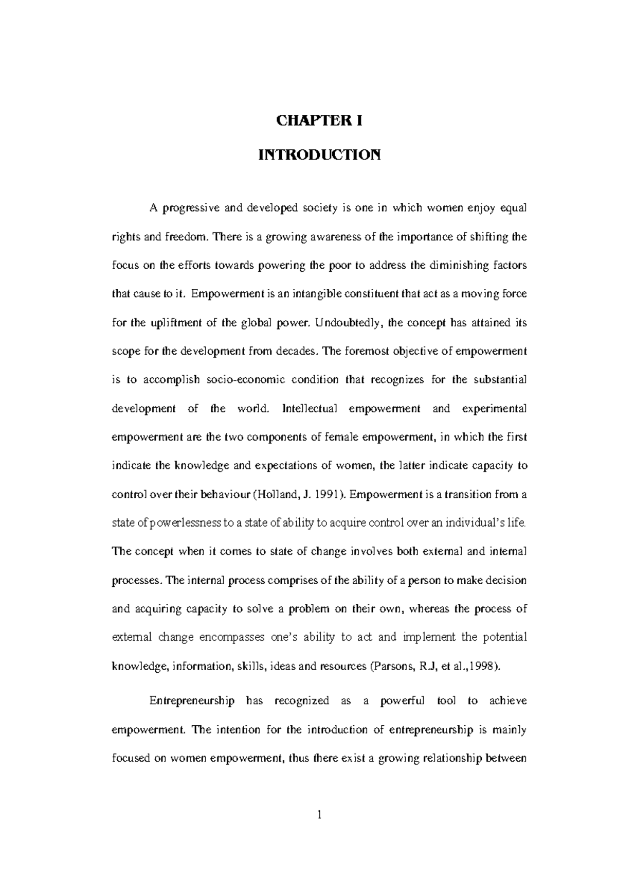 01 chapter i - Summary - CHAPTER I INTRODUCTION A progressive and ...