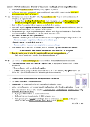 Part 1 of chapter 5 "The Structure and Function of Large Biological ...