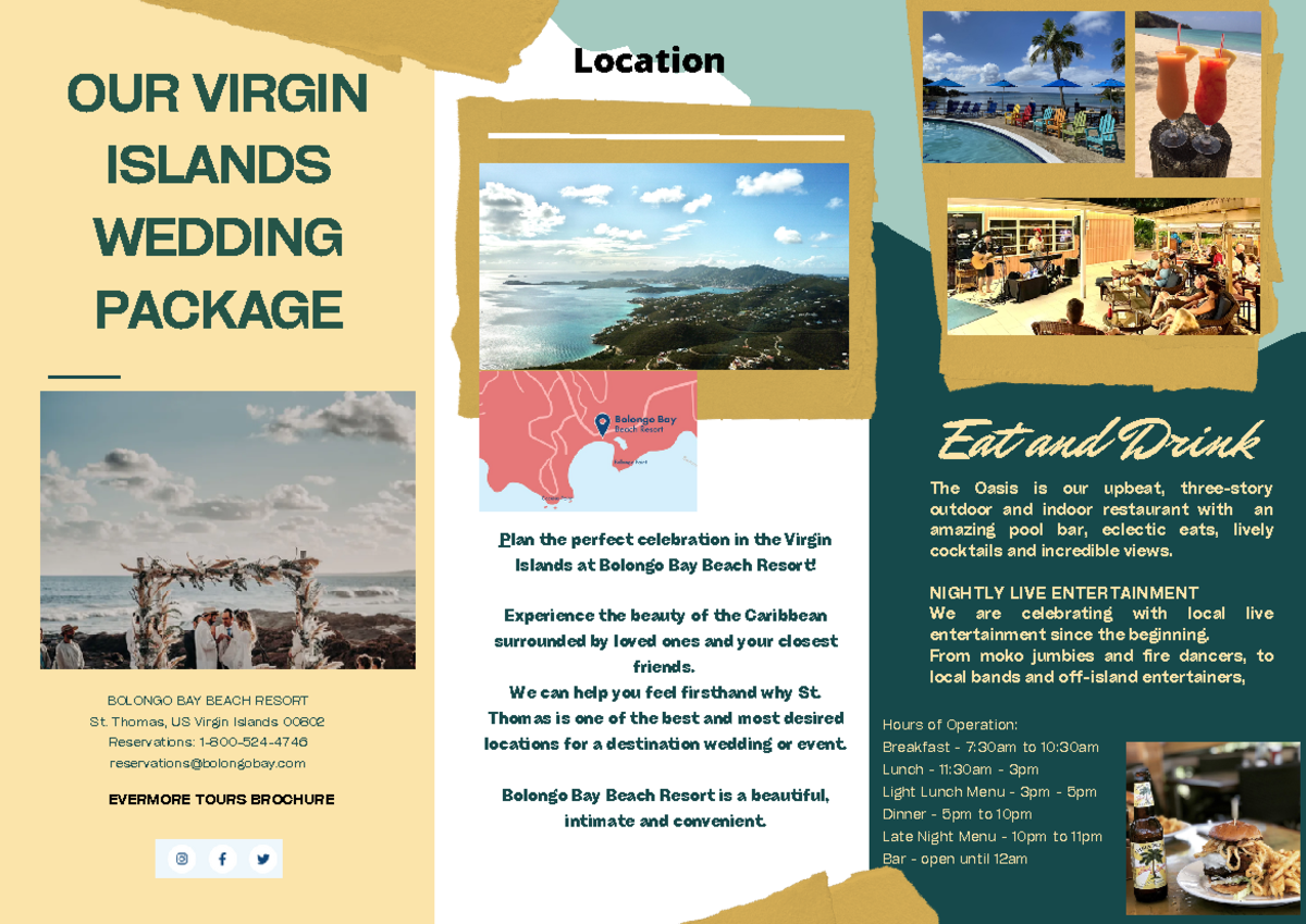Brochure Moreta Melany - OUR VIRGIN ISLANDS WEDDING PACKAGE Plan the ...