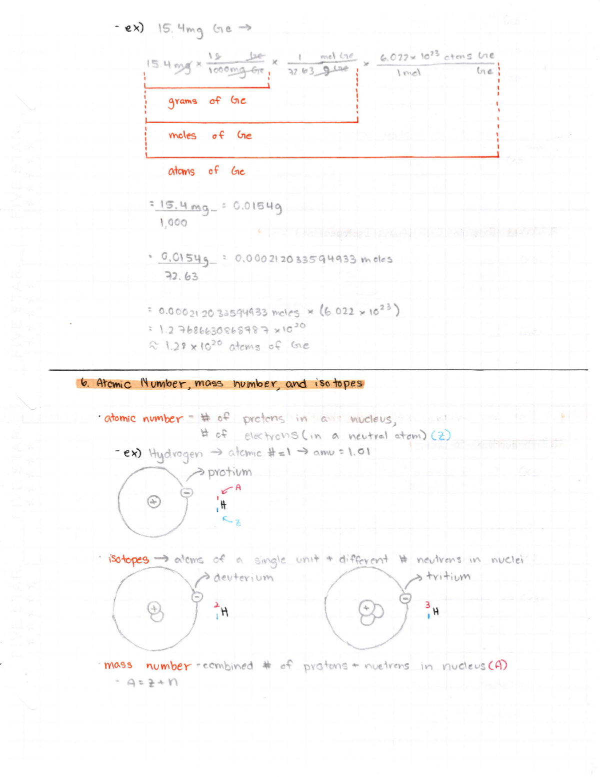 1.1 Introduction to the Atom Notes - Part 2 - Studocu