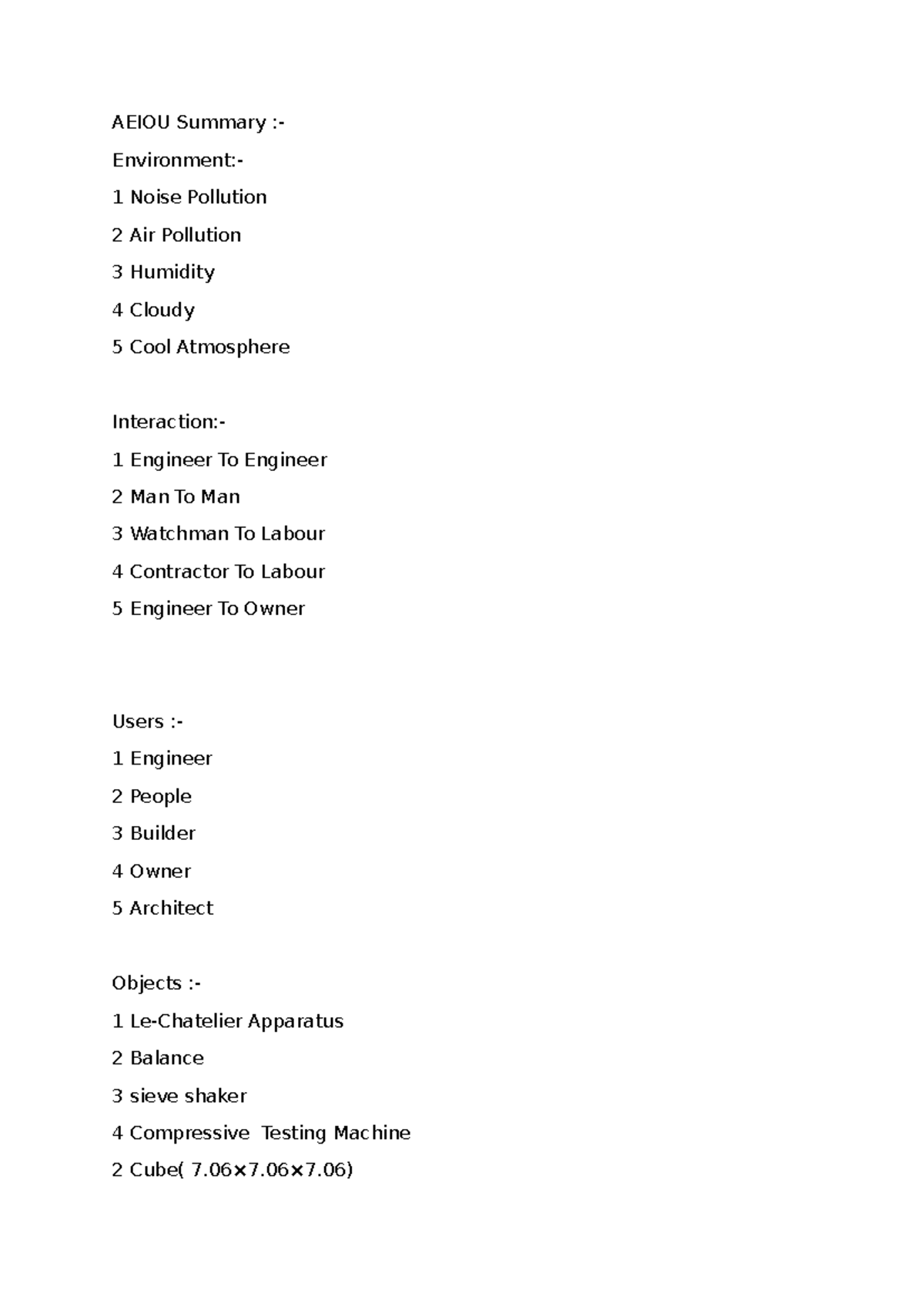Aeious - Pervious concrete - Design Engineering – 1A - AEIOU Summary ...