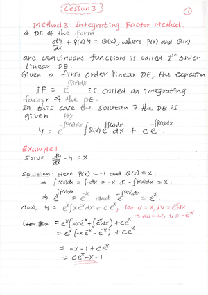 Lesson 4 - Very helpful - Engineering Mathematics - Studocu