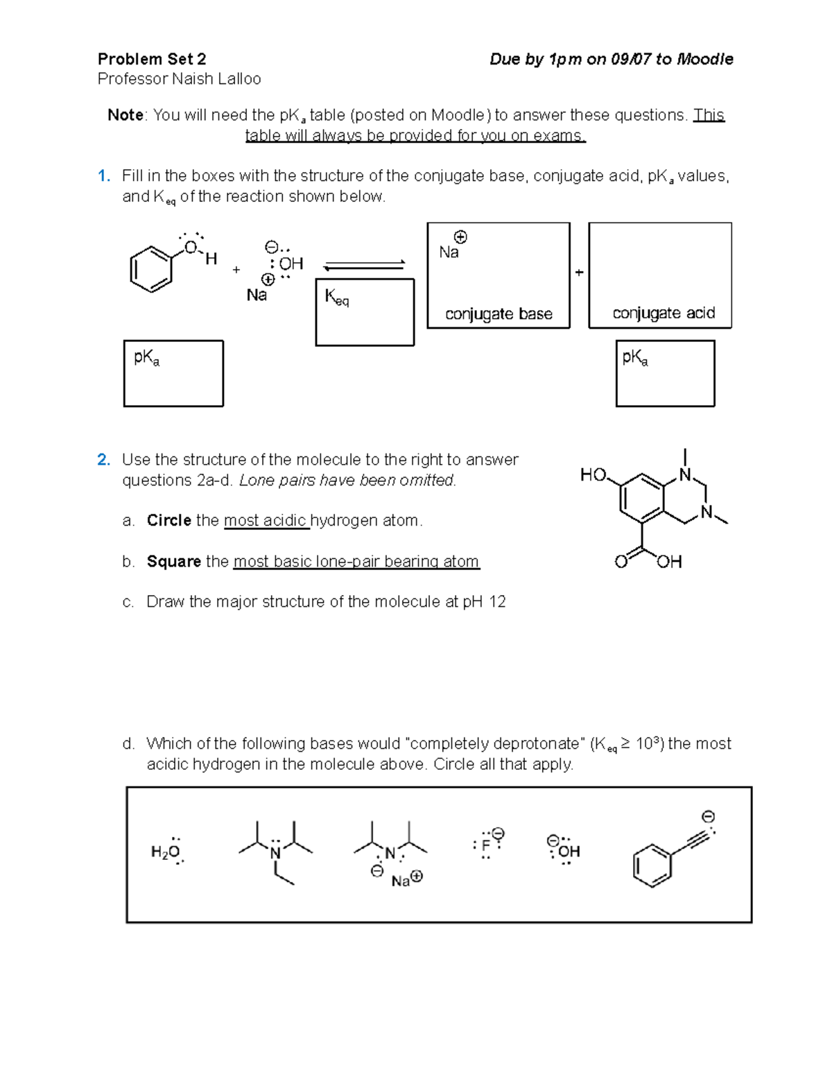 Problem Set 2 - This is the REAL coursework. - Problem Set 2 Due by 1pm ...