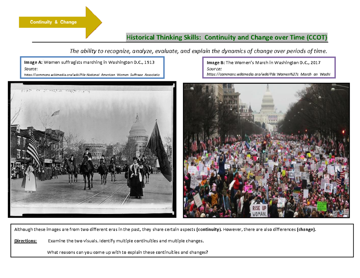 CCOT Vausgov Civil Liberties-Civil Rights Women - Historical Thinking ...