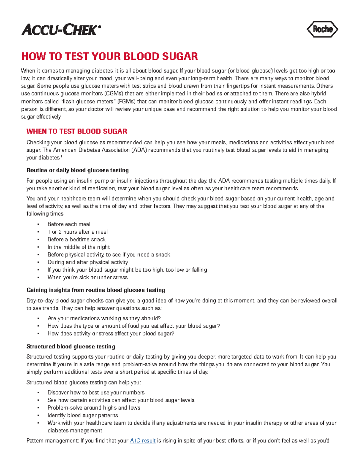 How to test bloodsugar - N/A - HOW TO TEST YOUR BLOOD SUGAR When it ...