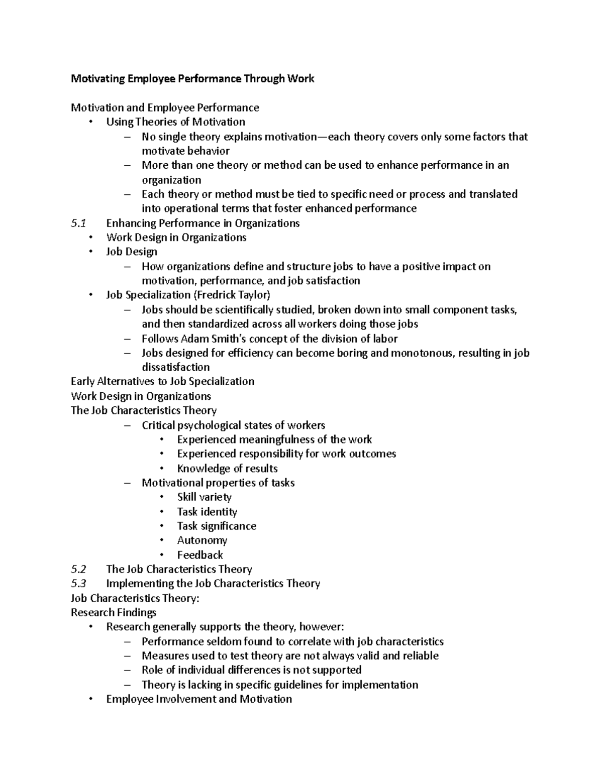 4.Motivating Employee Performance Through Work - Motivating Employee ...