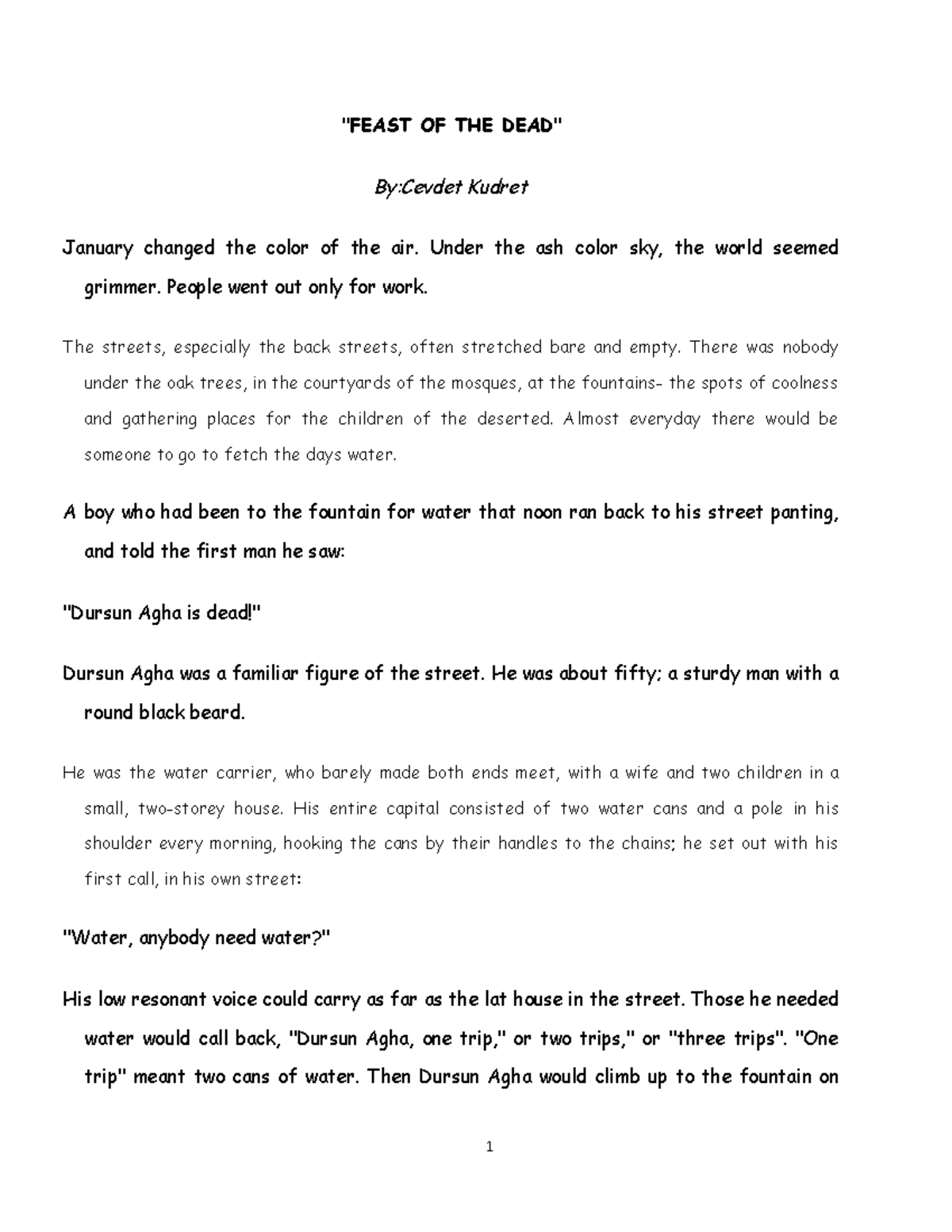 Feast of the Dead - Summary BS Pyschology - "FEAST OF THE DEAD" By ...