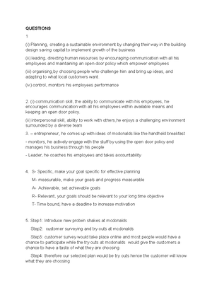 NOV 2019 - FINAL - MAN132 - Studocu