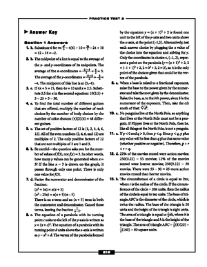 Psat nmsqt practice answer sheet - Practice - Studocu