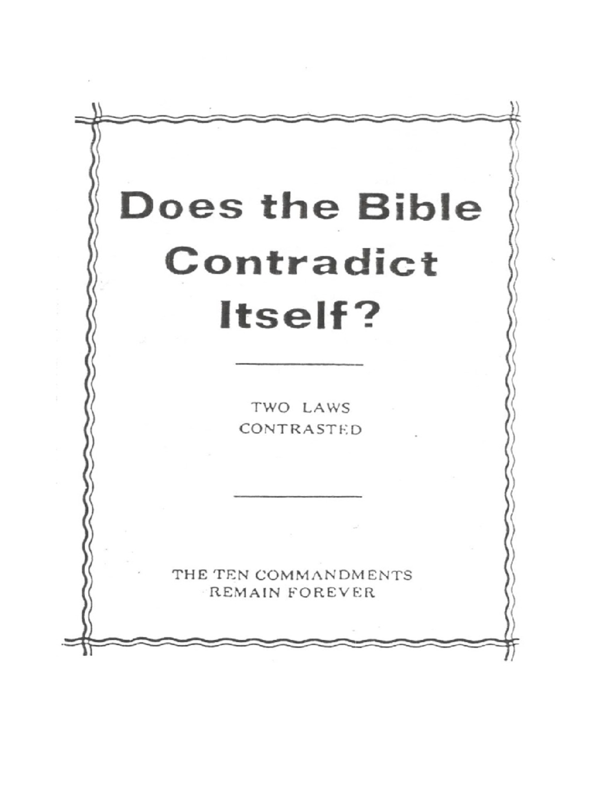Does the Bible Contradict Itself - computer science - Studocu