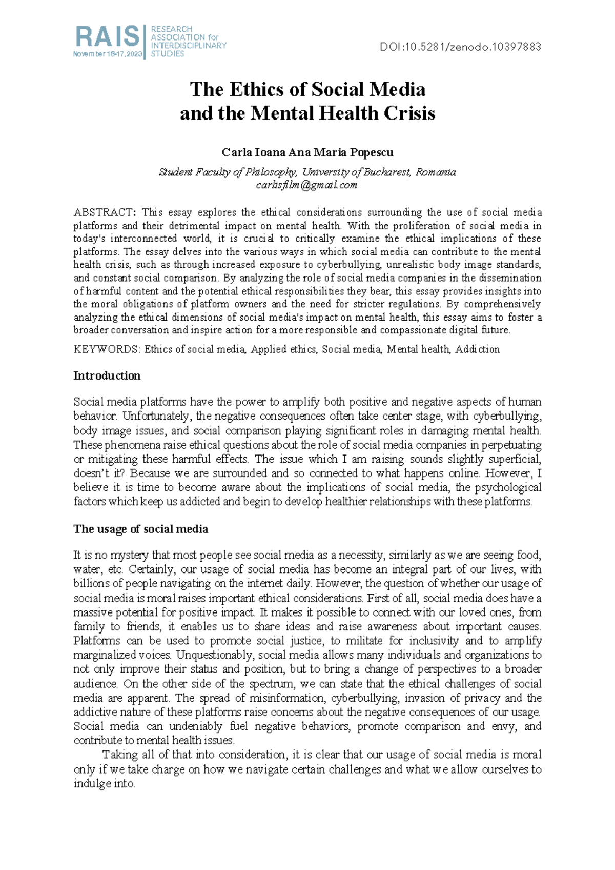 0342 - assign - The Ethics of Social Media and the Mental Health Crisis ...