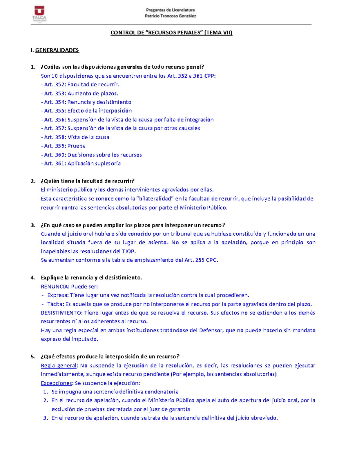 Tema-7-Pauta - pauta examen de grado - Warning: TT: undefined function: 22 Warning: TT ...