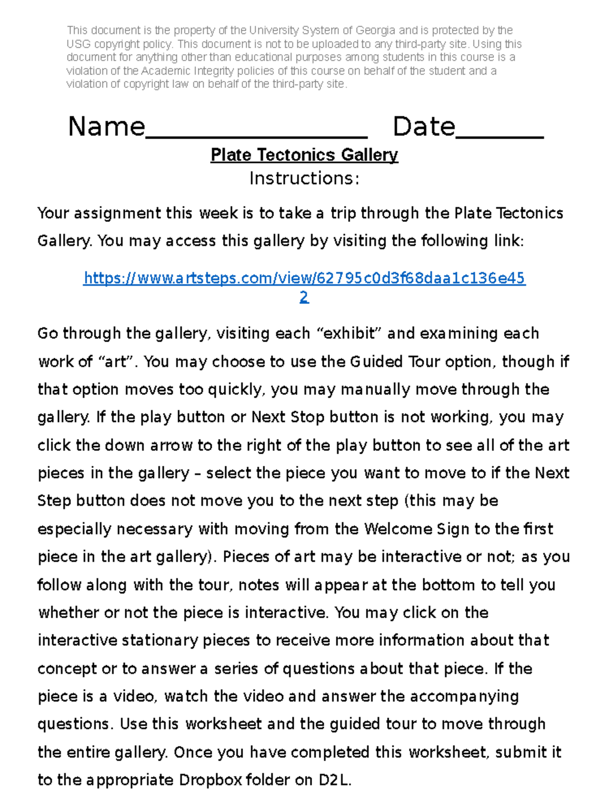 Unit 2 Assignment Worksheet-rev1 - This document is the property of the ...
