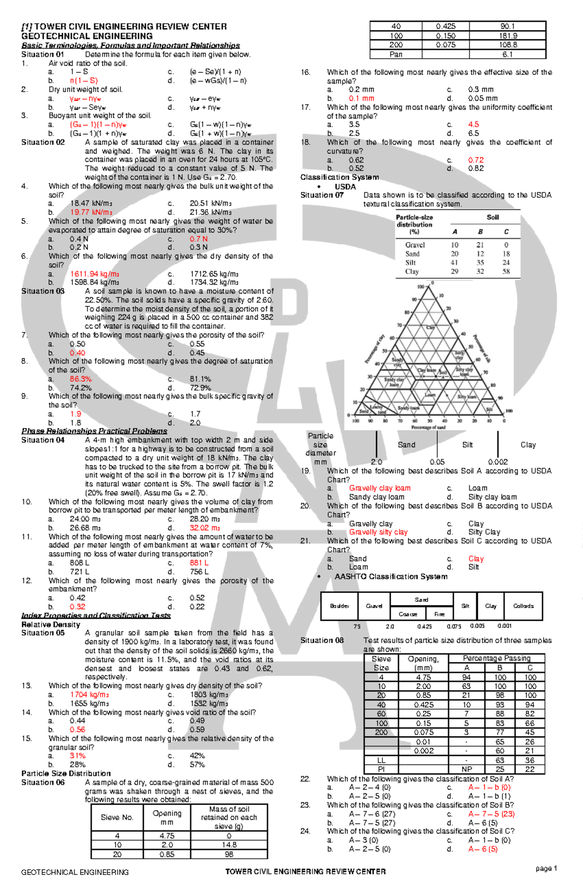 NOV 2020 Geotech PAGE1 - Study - GEOTECHNICAL ENGINEERING TOWER CIVIL ...