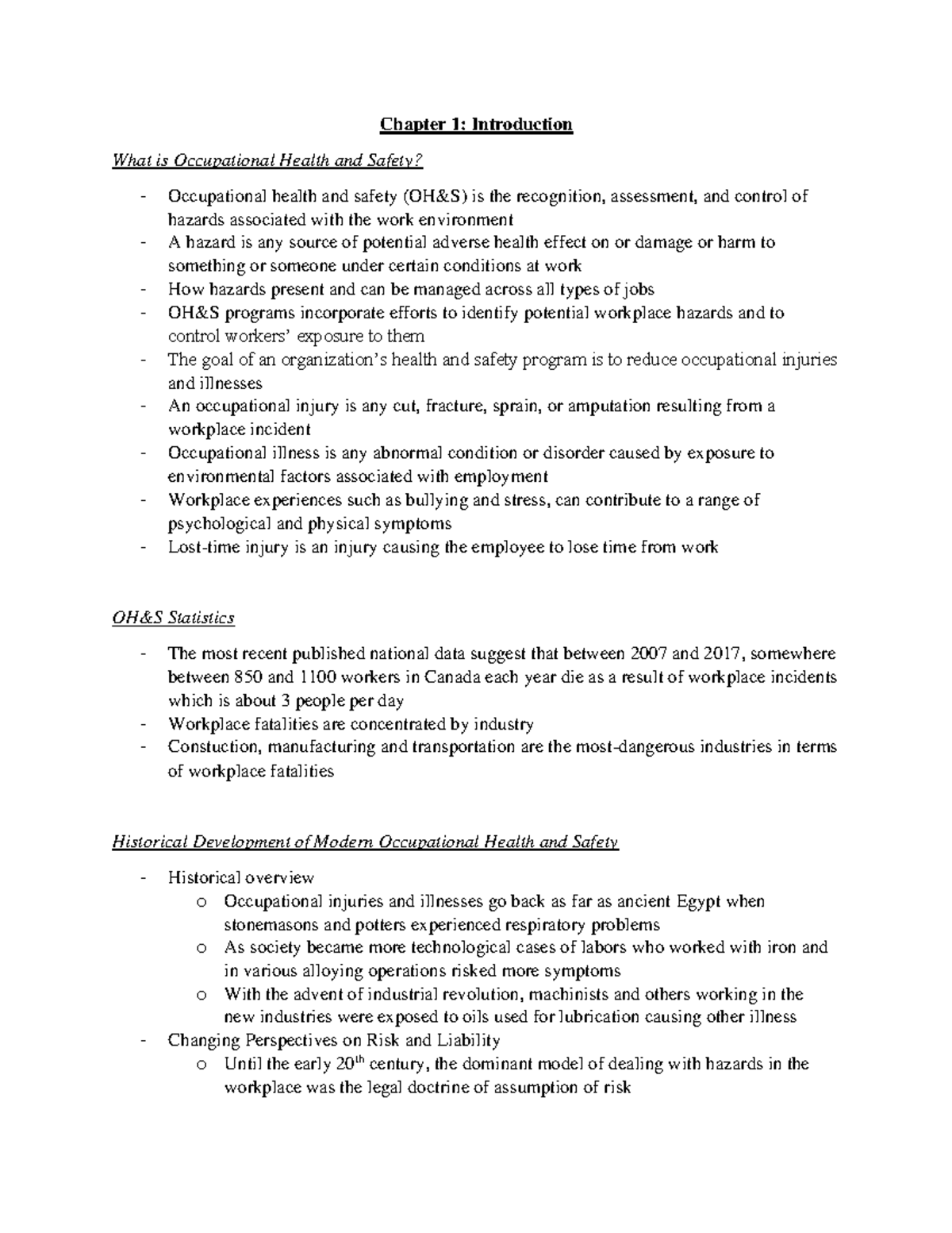 Commerce 4BL3 Lecture +Textbook Notes Combined - Chapter 1 ...