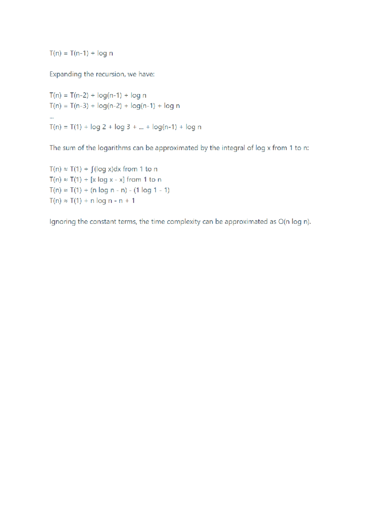 Complexity Example - Brute force - Data Structures and Algorithms - Studocu