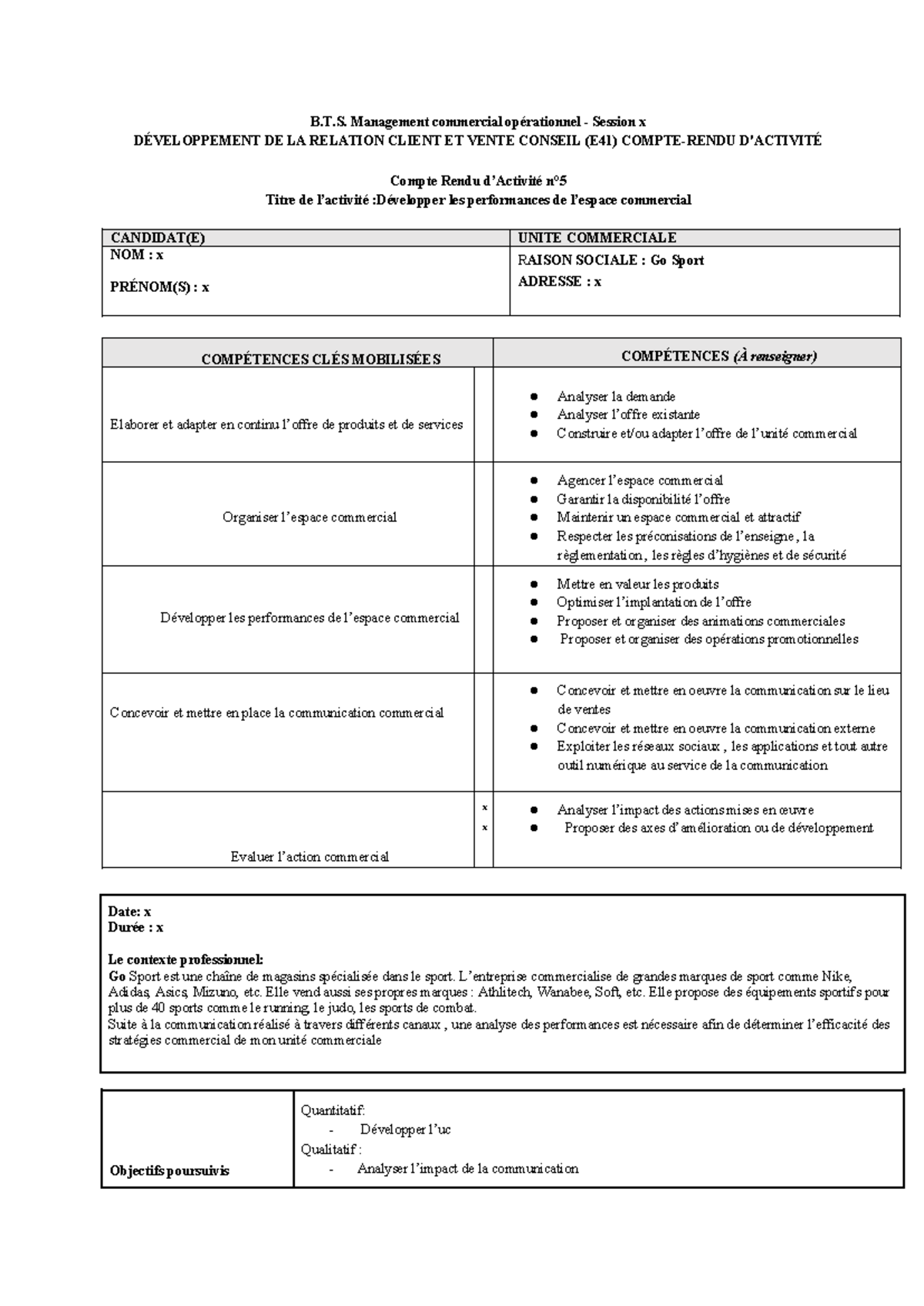 Ob a61fd3 evaluer-l-action-commerciale - B.T. Management commercial opérationnel - Session x ...