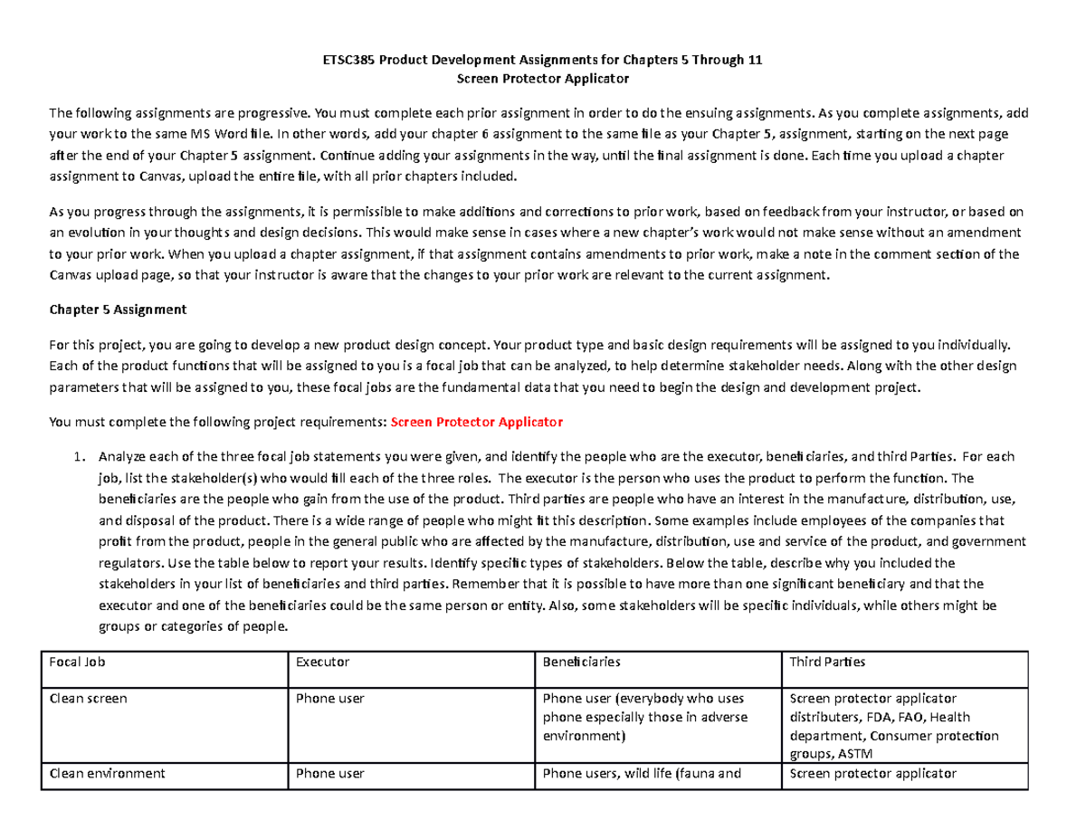 ETSC385 F18 Student Project Assignment - screen protector applicator ...