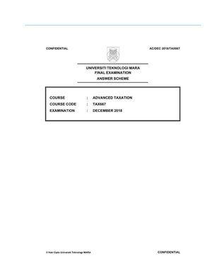 TAX267 SS FEB2022 - UNIVERSITI TEKNOLOGI MARA FINAL EXAMINATION ANSWER ...