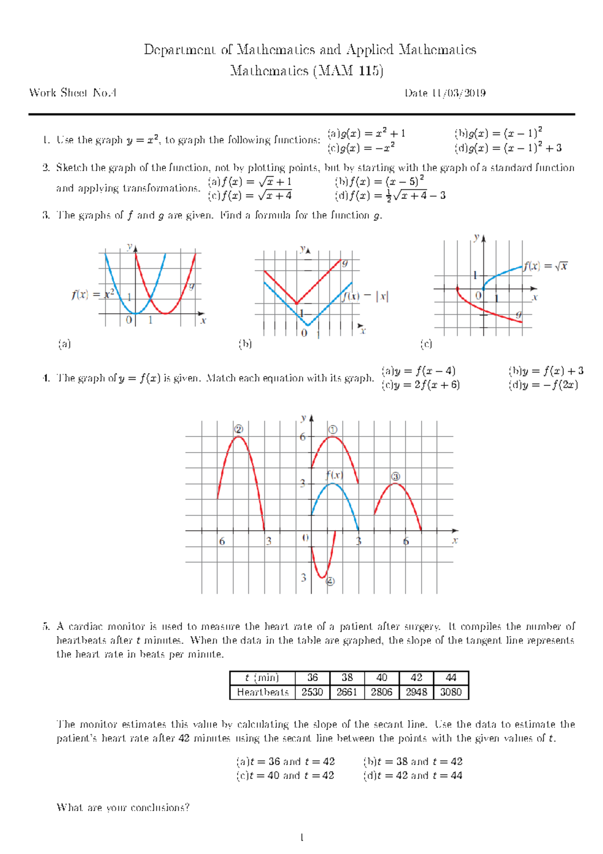 MAM115 Worksheet 4 - Revision - DepartmentofMathemati ...