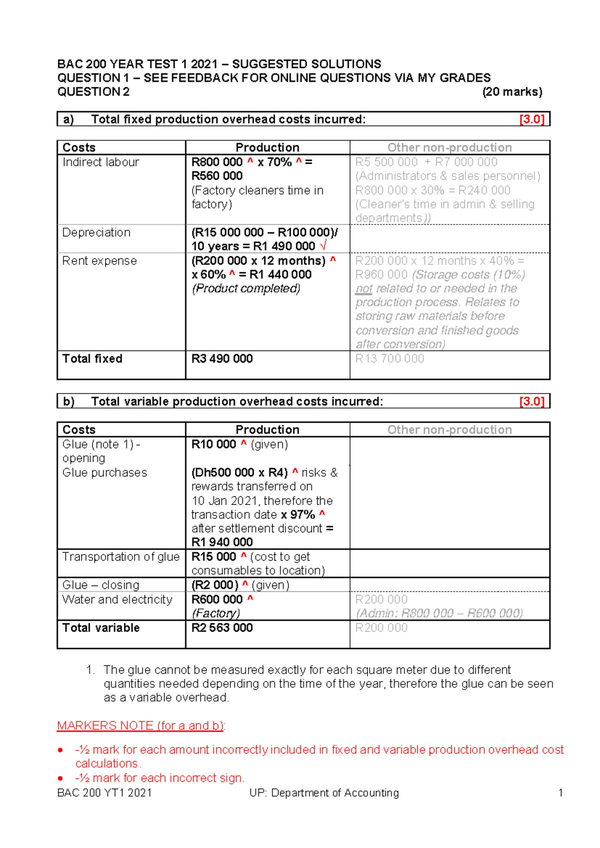1b BAC200 Test 1 2021 Suggested Solution - BAC 200 YEAR TEST 1 2021 ...