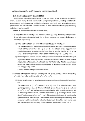 Problem set 7 Duopoly competition in game theory - Problem set 7 [35 marks] Assume that two ...