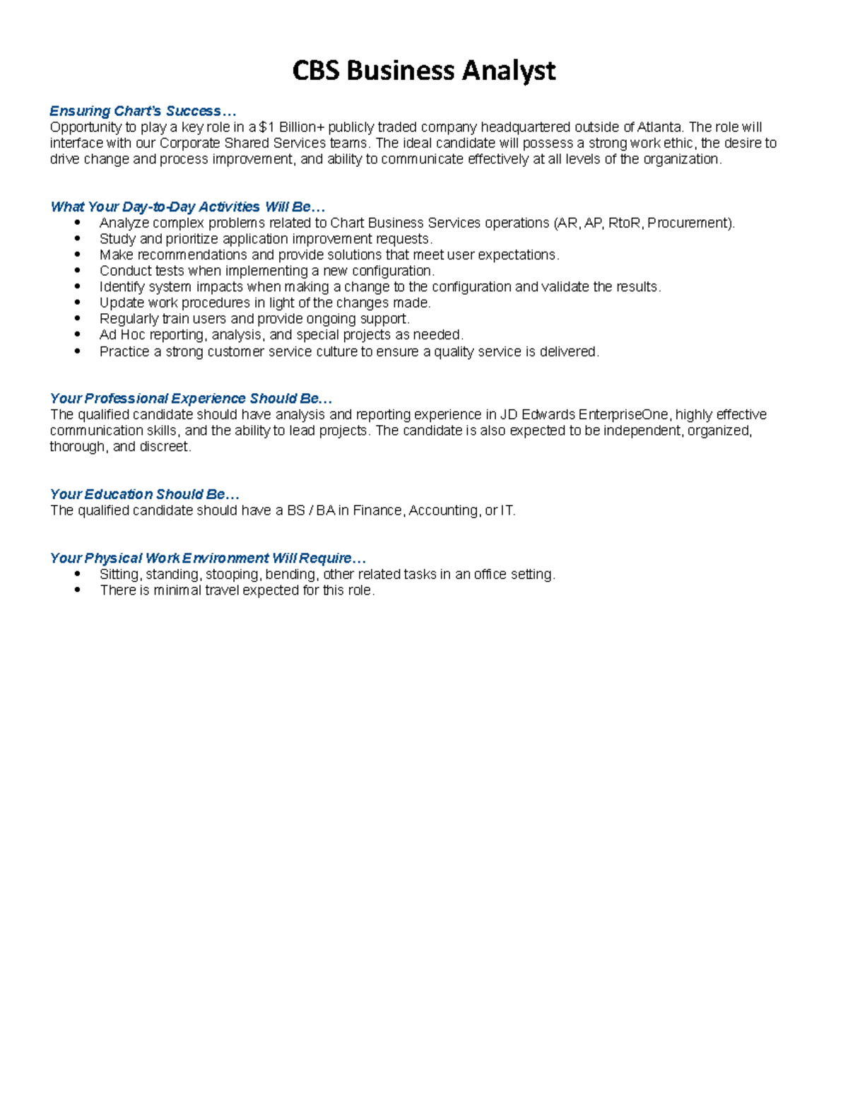 CBS BA - Generalist - general intelligence information - CBS Business ...