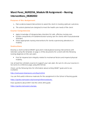 Mperez NUR2459 IPR Form 10162022 - Mental Health Nursing Interpersonal ...