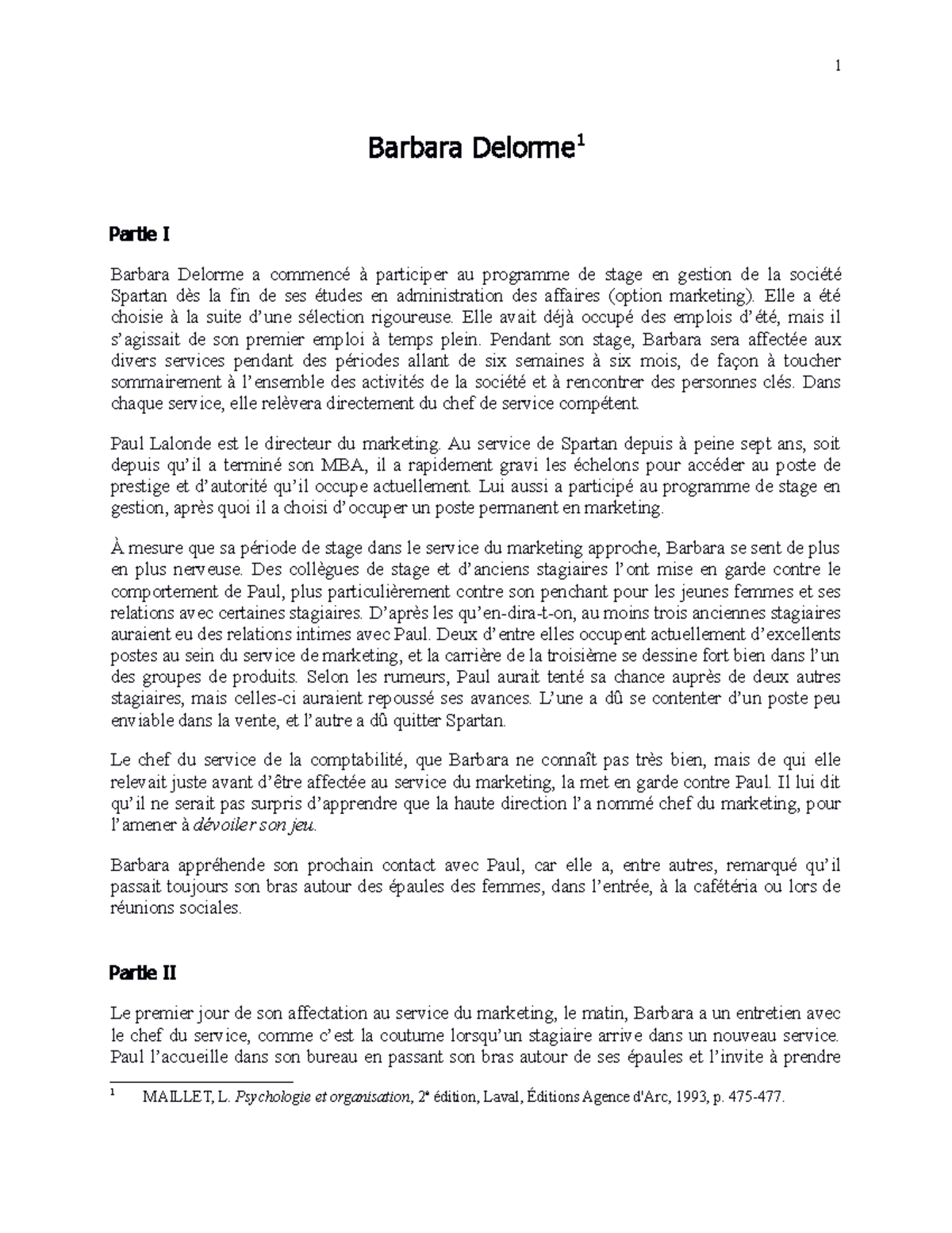 Barbara delorme %282%29 - 1 Barbara Delorme 1 Partie I Barbara Delorme ...