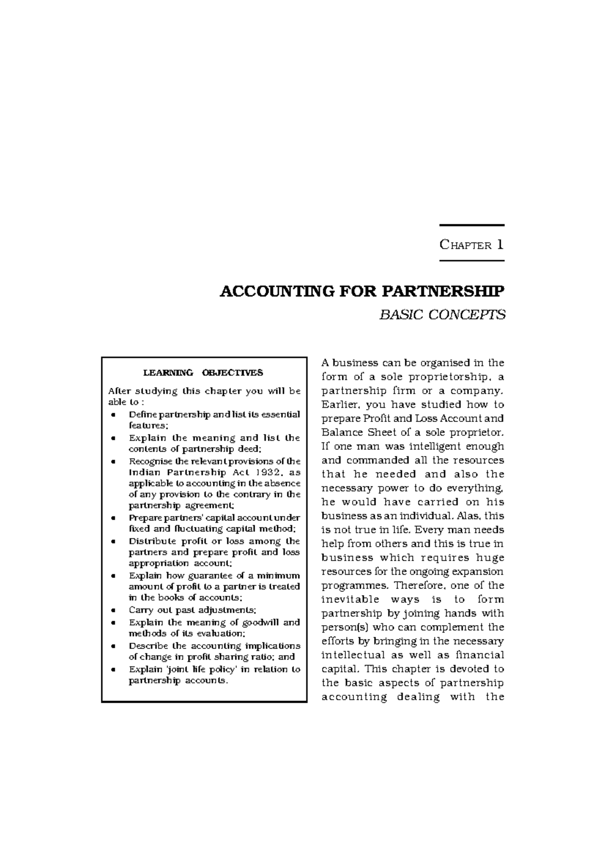 Accounting for Partnership Notes - CHAPTER 1 ACCOUNTING FOR PARTNERSHIP ...