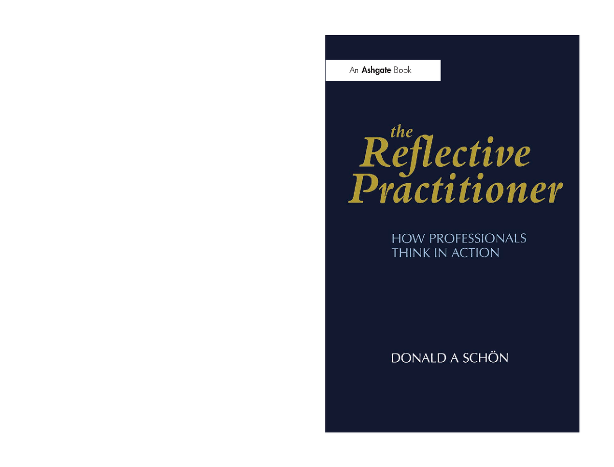9781315237473 previewpdf - An Ashgate Book The Reflective Practitioner ...