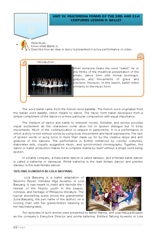 PE 1 UNIT 2- Locomotor AND NON- Locomotor - PE 1 - PATHFIT 1 Unit II ...